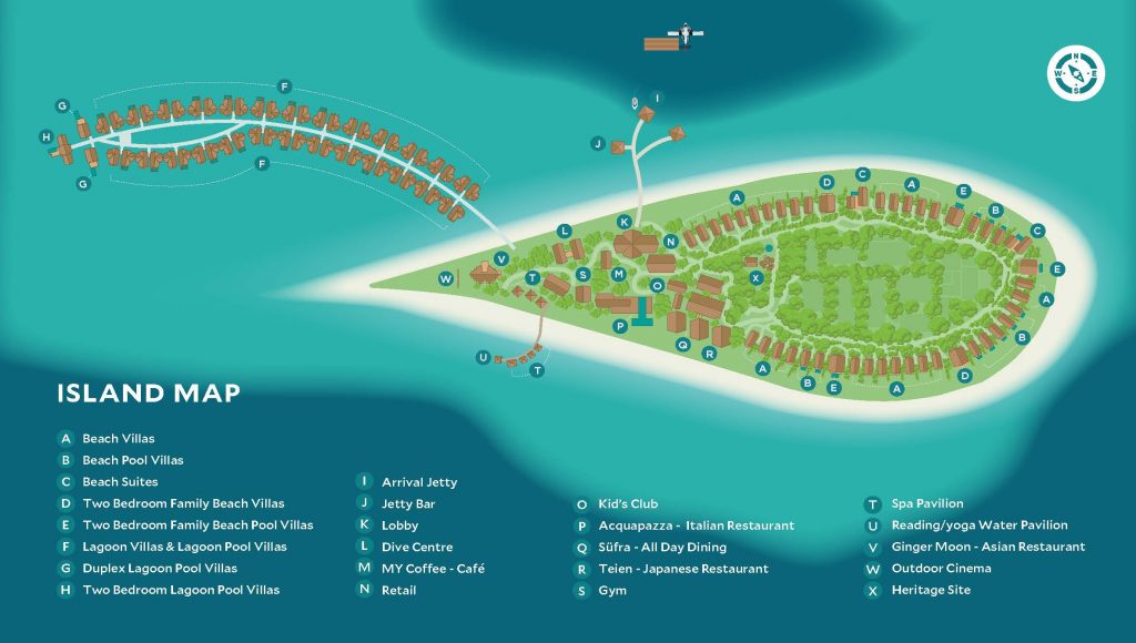 Cora Cora Maldives – Island Map | Simply Maldives Holidays